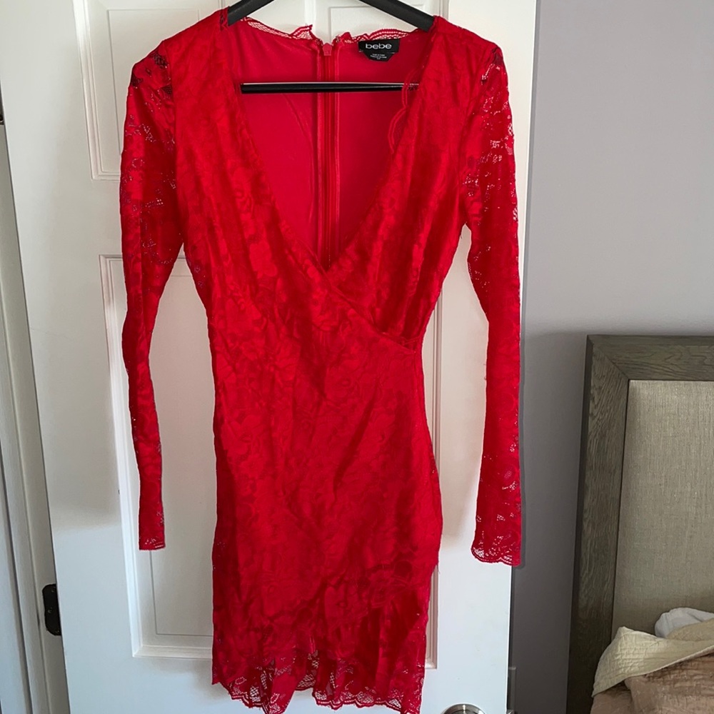 Hot Hot Hot Must Have Bebe Dress Beautiful Bright R Gem